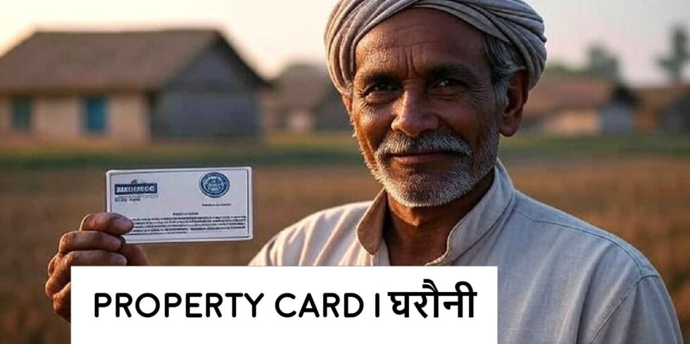 Property Card (Gharoni) Initiative: Transforming Property Ownership In ...